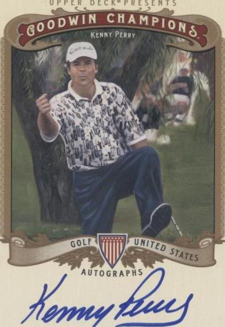 2012 Upper Deck Goodwin Champions - Autographs #A-KP Kenny Perry (AU ...