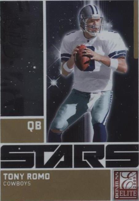 2009 Donruss Elite - Stars Tony Romo #9 Gold /899 for sale online | eBay