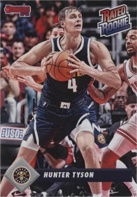 2023-24 Panini Instant - Rated Rookies Retro Hunter Tyson #44 /715 (RC ...