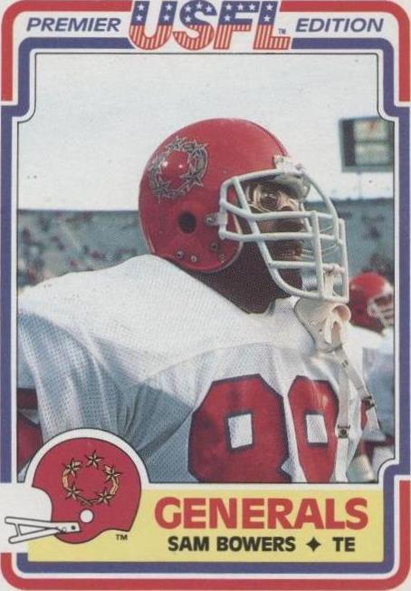 1984 Topps USFL - #68 Sam Bowers (RC) for sale online | eBay