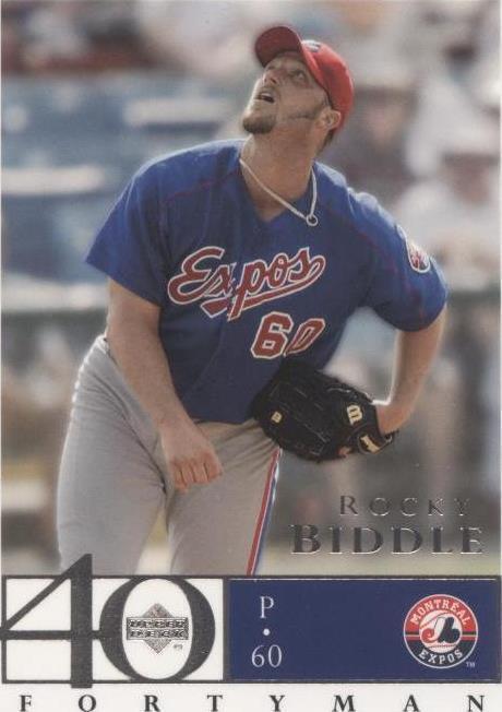2003 Upper Deck 40 Man - Rocky Biddle #562 for sale online | eBay
