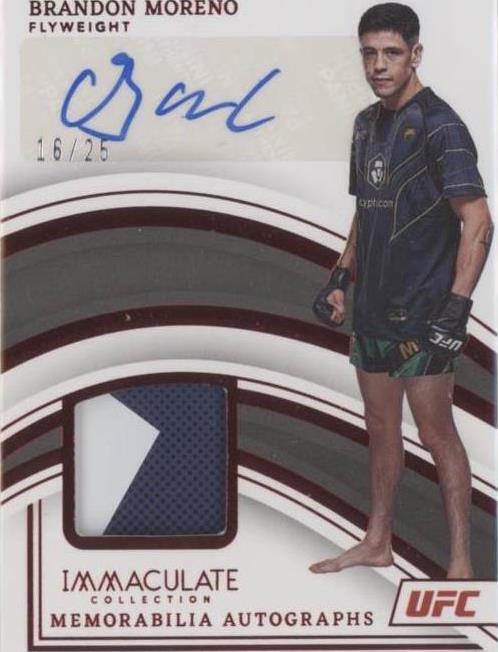 2023 Panini Immaculate Collection UFC - Memorabilia Autographs Brandon ...