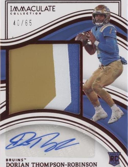 2023 Panini Immaculate Collection Collegiate - Rookie Patch Autographs ...