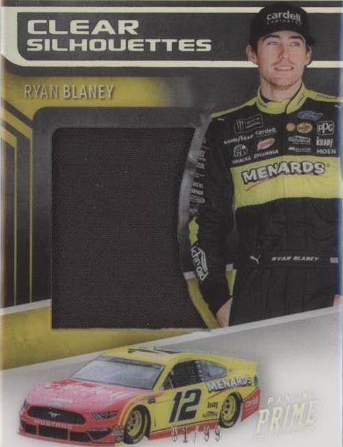 2019 Panini Prime - Clear Silhouettes Ryan Blaney #CS-RB /99 (MEM) for ...