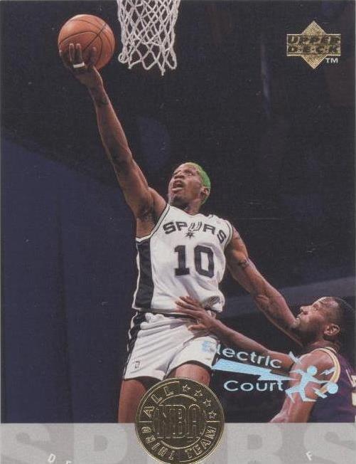 1995-96 Upper Deck - All-NBA Dennis Rodman #176 Electric Court for sale ...