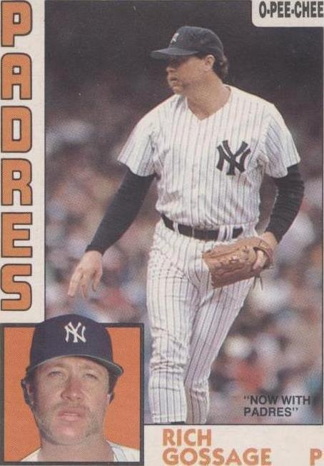 1984 O-Pee-Chee - Rich Gossage #121 for sale online | eBay