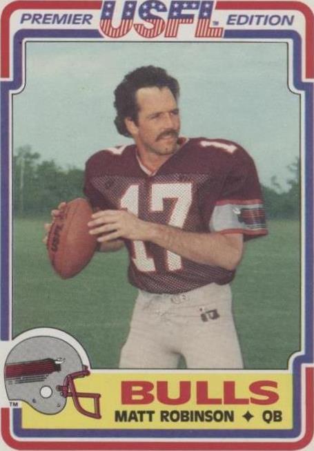 1984 Topps USFL - #44 Matt Robinson for sale online | eBay