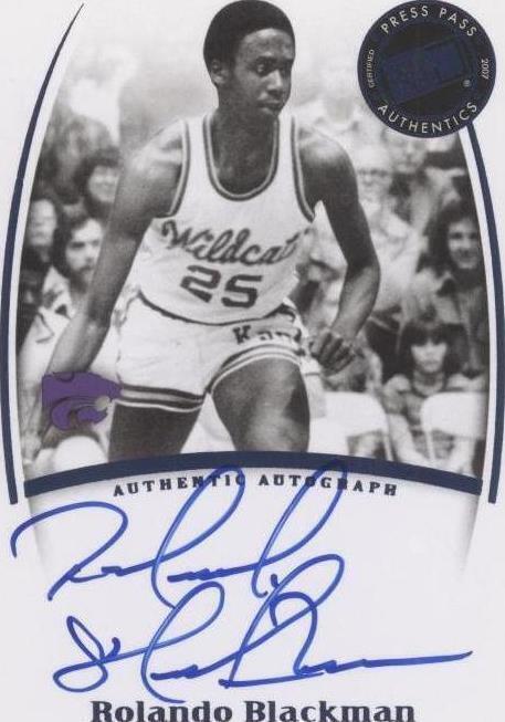 2007-08 Press Pass Legends - Saturday Signatures Rolando Blackman (AU ...