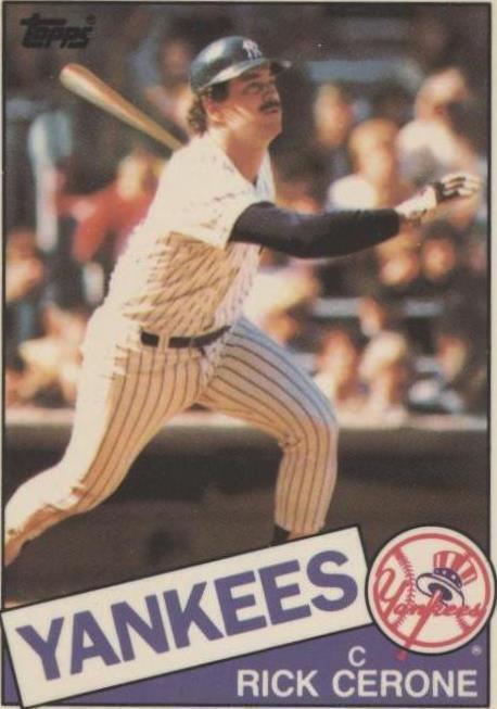 1985 Topps - Rick Cerone #429 Collector's Edition (Tiffany) for sale online | eBay