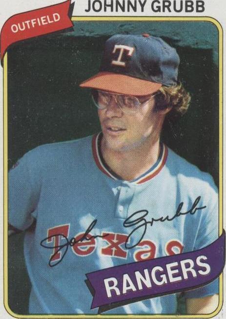 1980 Topps - #313 Johnny Grubb for sale online | eBay