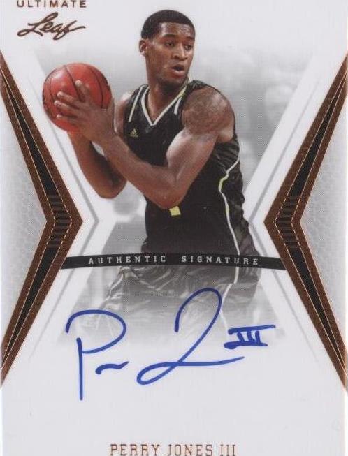 2012 Leaf Ultimate - Base Autographs #BA-PJ3 Perry Jones III (AU, RC ...