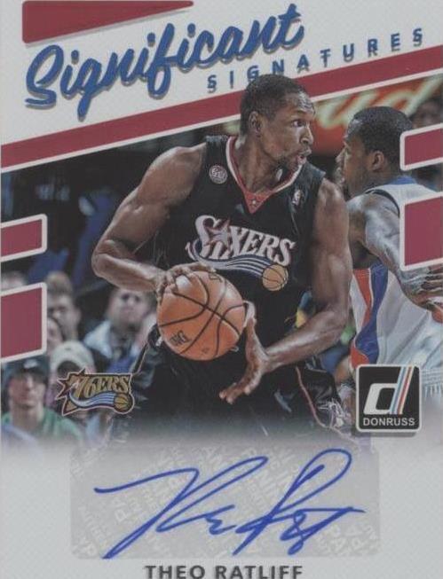 2017-18 Panini Donruss - Significant Signatures Theo Ratliff #SS-TR (AU) for sale online | eBay