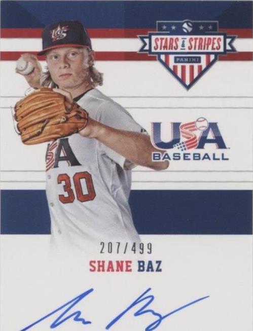 2017 Panini USA Baseball Stars & Stripes - 18u National Team Signatures ...