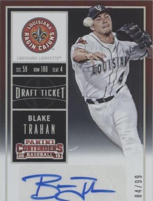 2015 Panini Contenders - College Ticket Blake Trahan #24 Draft Ticket ...