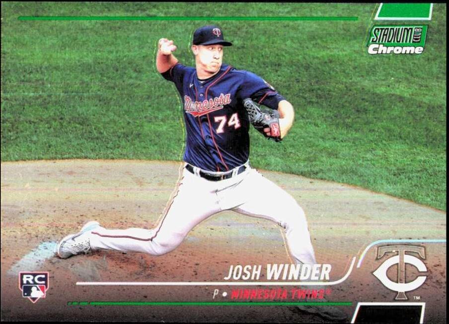 2022 Topps Stadium Club Chrome - Updates Josh Winder #336 Green ...