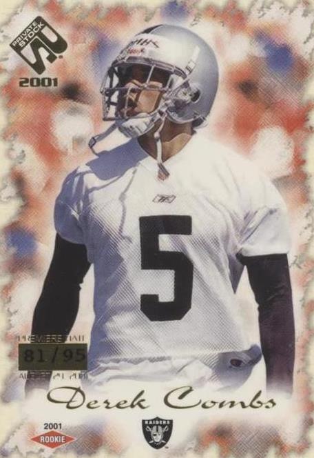 2001 Pacific Private Stock - Derek Combs #148 Premiere Date /95 (RC ...