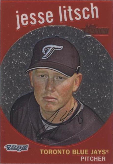 2008 Topps Heritage High Number - Chrome #C232 Jesse Litsch /1959 for ...