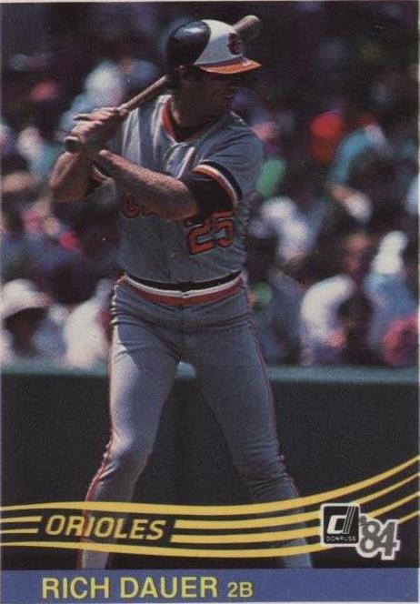 1984 Donruss - #350 Rich Dauer for sale online | eBay