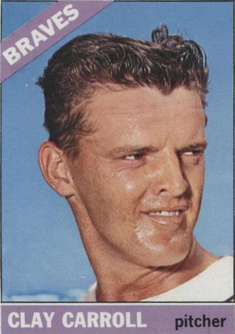 1966 Topps - #307 Clay Carroll for sale online | eBay