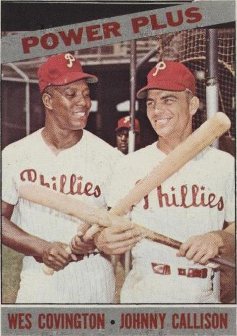 1966 Topps - Wes Covington, Johnny Callison #52 Johnny Callison, Wes ...