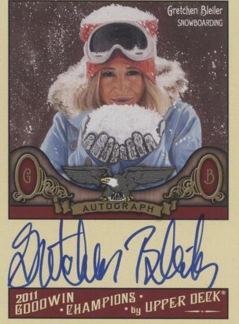 2011 Upper Deck Goodwin Champions - Autographs Gretchen Bleiler #A-GB ...