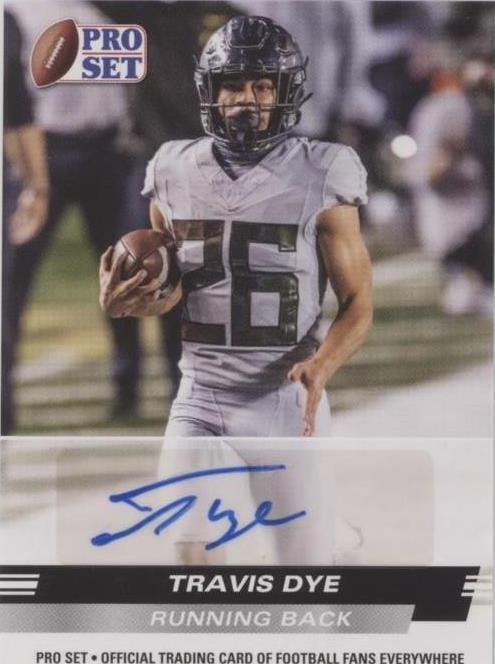 2022 Leaf Pro Set Draft - Autographs Travis Dye #PSA-TD1 (AU, RC) for ...
