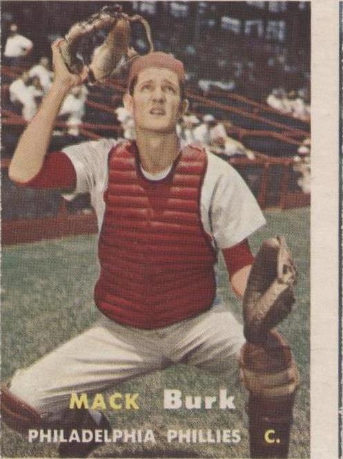 1957 Topps - #91 Mack Burk (RC) for sale online | eBay