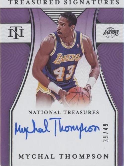 2021-22 Panini National Treasures - Treasured Signatures Mychal ...