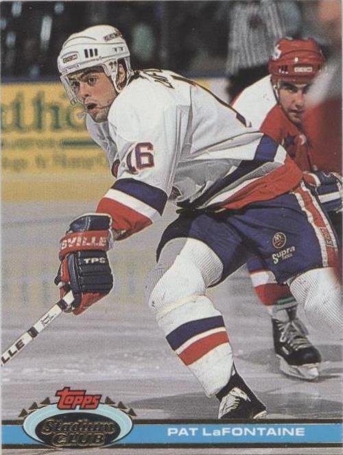 1991-92 Topps Stadium Club - Pat LaFontaine #123 for sale online | eBay