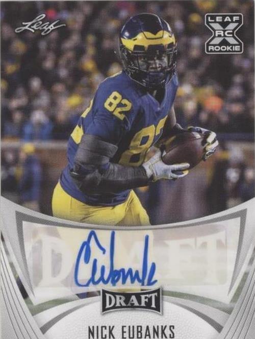 2021 Leaf Draft - Autographs Nick Eubanks #BA-NE1 (AU, RC) for sale online | eBay