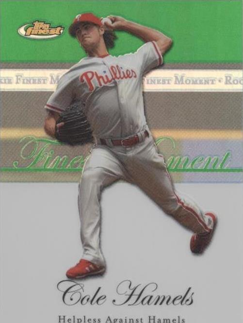 2007 Topps Finest - Rookie Finest Moments Green Refractor #RFM-CH Cole ...