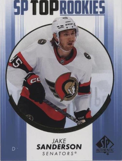 2022-23 SP Authentic - Top Rookies Jake Sanderson #TR-50 Blue (RC) for ...