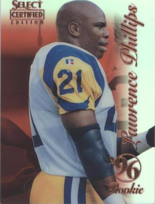 1996 Select Certified Edition - Mirror Red #97 Lawrence Phillips (RC ...