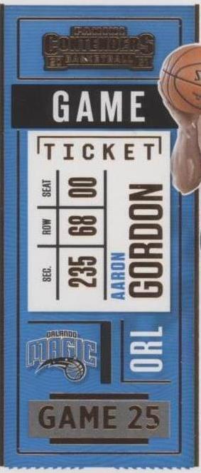 2020-21 Panini Contenders - Aaron Gordon #83 Game Ticket Bronze for sale online | eBay