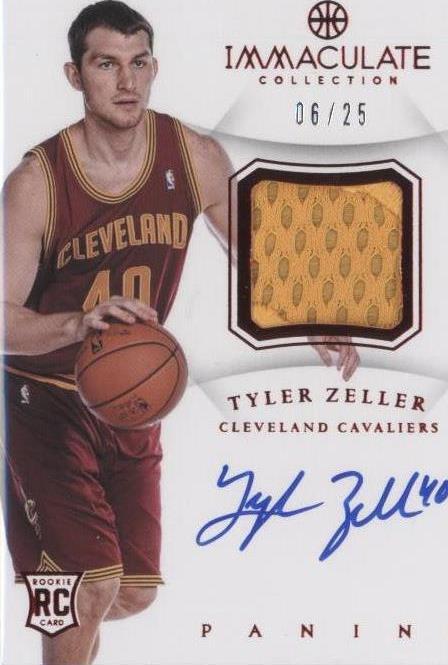 2012-13 Panini Immaculate Collection - Autograph Patch Red #AP-TZ Tyler ...