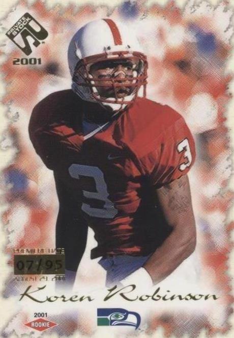 2001 Pacific Private Stock - Premiere Date #169 Koren Robinson /95 (RC ...