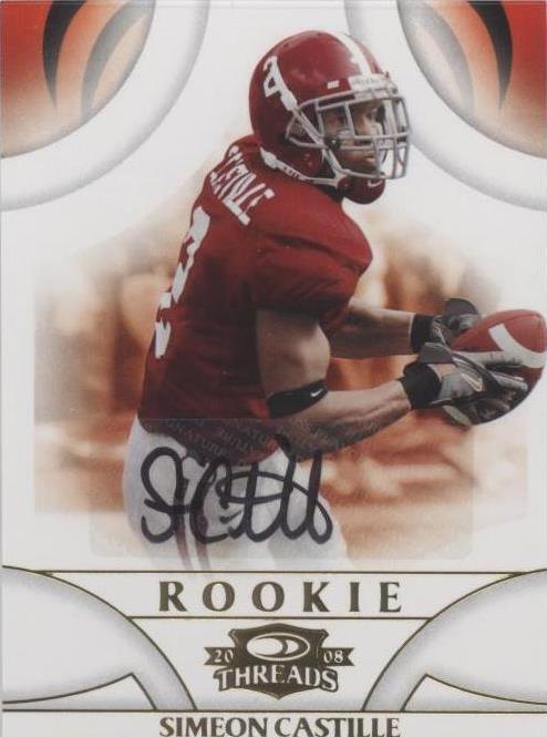 2008 Donruss Threads - Simeon Castille #234 /805 (AU, RC) for sale ...