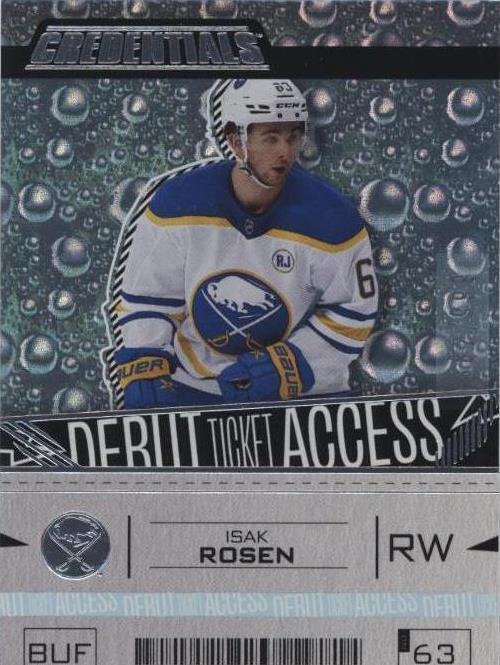 2023-24 Upper Deck Credentials - Debut Ticket Access Isak Rosen #153 / ...