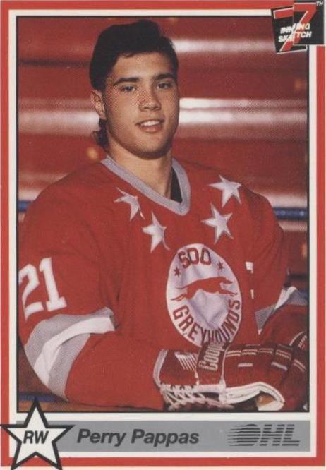 1990-91 7th Inning Sketch OHL - #170 Perry Pappas (RC) for sale online ...