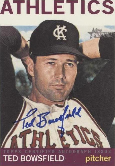2013 Topps Heritage - Real One Autographs #ROA-TB Ted Bowsfield (AU) for sale online | eBay