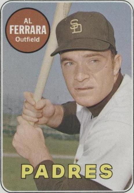 1969 Topps - 1st Name and Position in White #452 Al Ferrara for sale ...