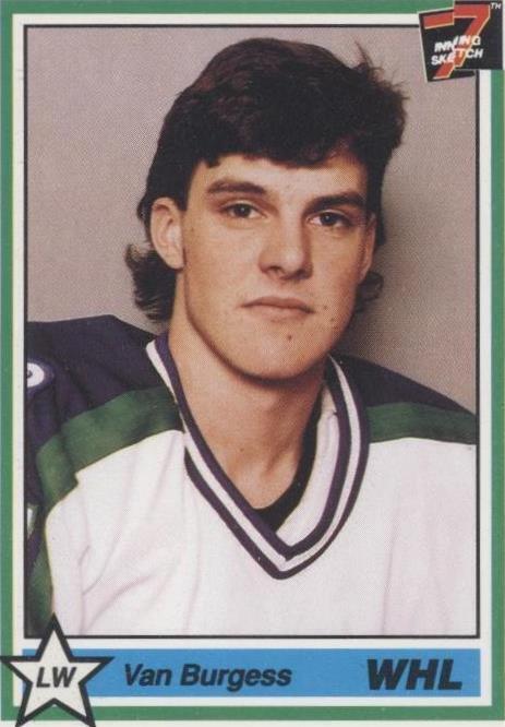 1990-91 7th Inning Sketch WHL - Van Burgess #45 (RC) for sale online | eBay