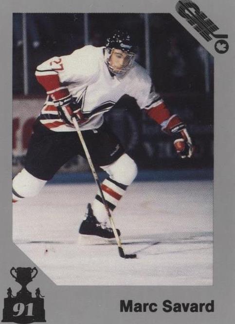 1990-91 7th Inning Sketch CHL Memorial Cup - #130 Marc Savard (RC) for ...