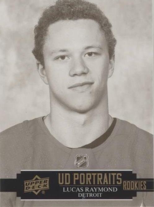2021-22 Upper Deck Series 2 - UD Portraits Rookies #P-79 Lucas Raymond ...