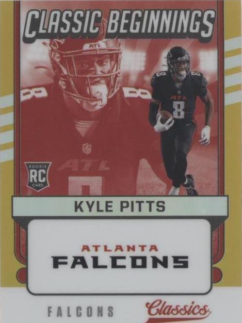 2021 Panini Classics - Classic Beginnings Kyle Pitts #CB-KP Gold /75 ...