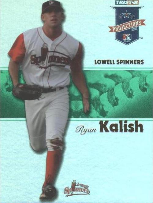2008 TRISTAR PROjections - Green Reflectives #5 Ryan Kalish /50 (RC ...