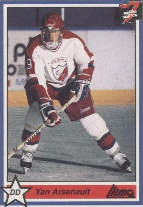 1990-91 7th Inning Sketch LHJMQ - #237 Yan Arsenault (RC) for sale ...