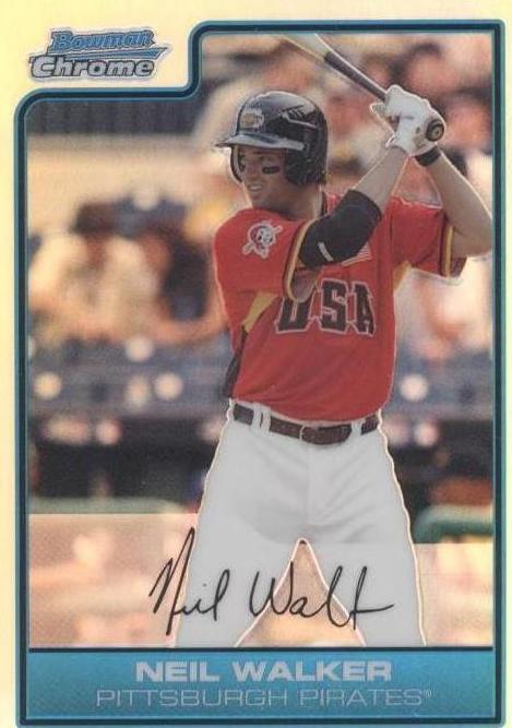 2006 Bowman Draft Picks & Prospects - Chrome Futures Game Neil Walker # ...