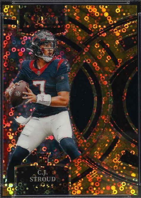 2023 Panini Select - Premier Level C.J. Stroud #183 Gold Disco Prizm ...