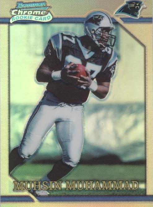 2001 Bowman Chrome - 1996 Design Rookie Refractors Muhsin Muhammad # ...